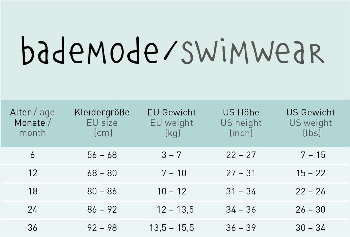 Lässig Schwimmwindel Kinder & Babys – waschbar